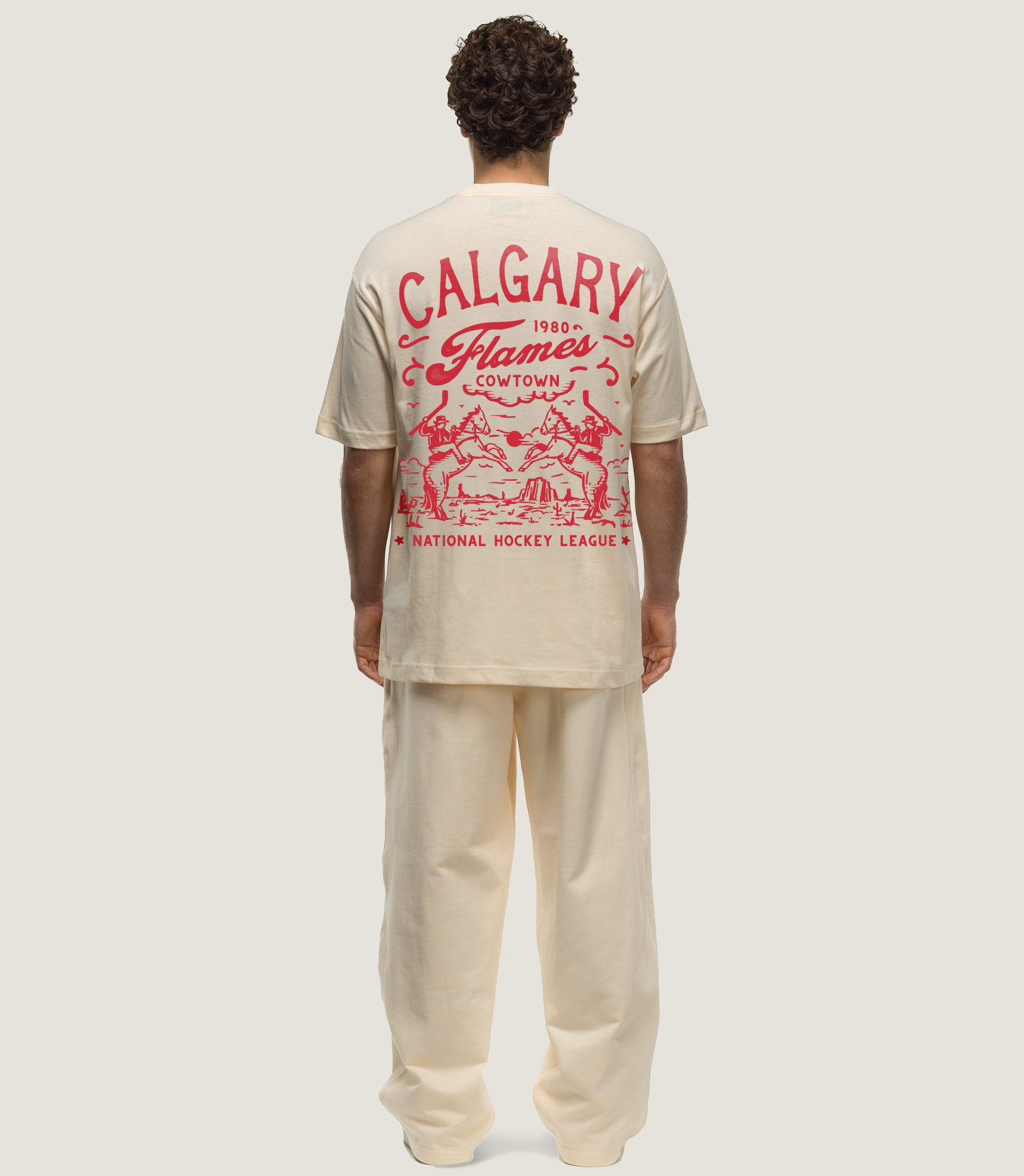 Calgary Flames x Basico Branco: Premium Organic Cotton Meets C Of Red ...